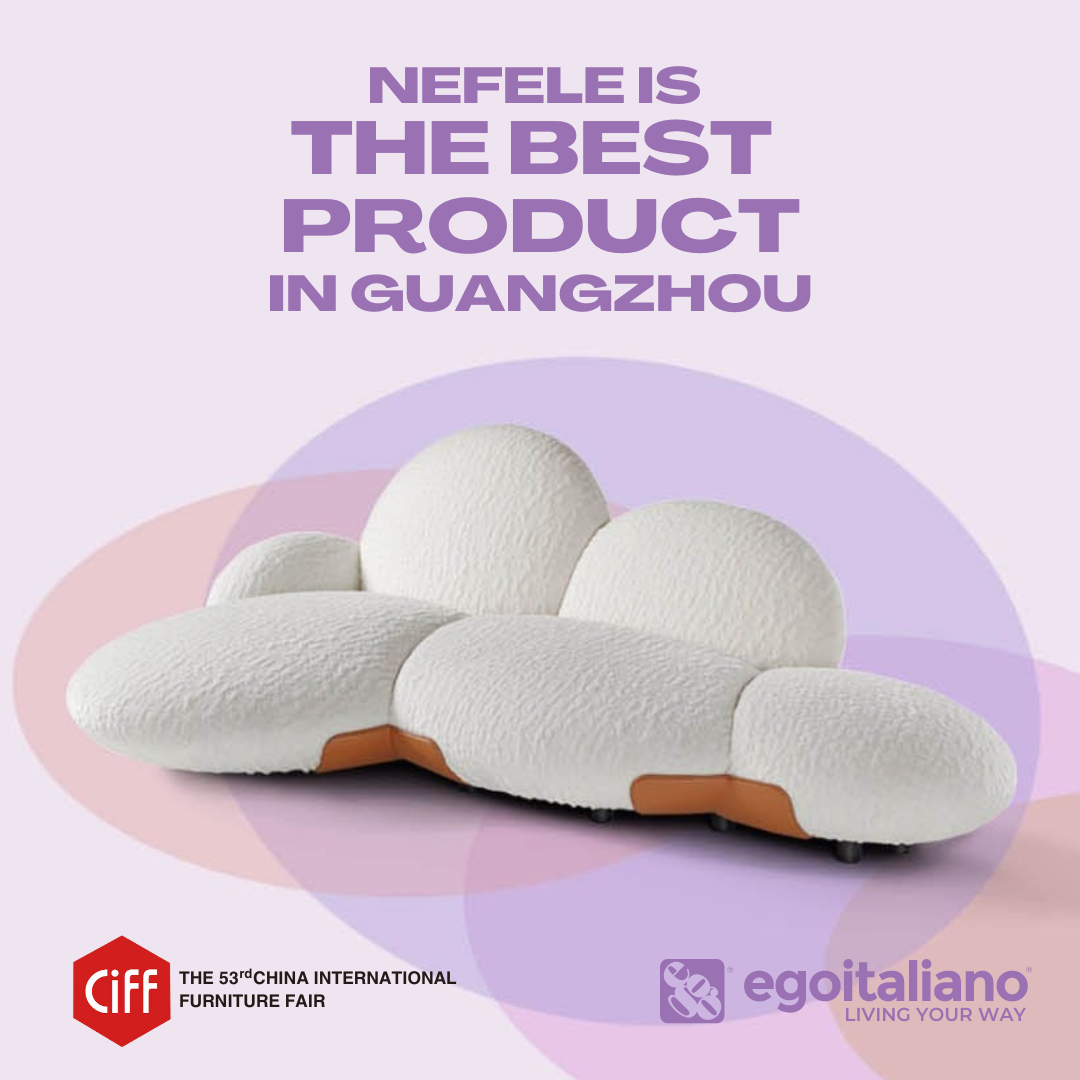 Nefele, cloud-shaped sofa by Egoitaliano, wins again in China - Egoitaliano